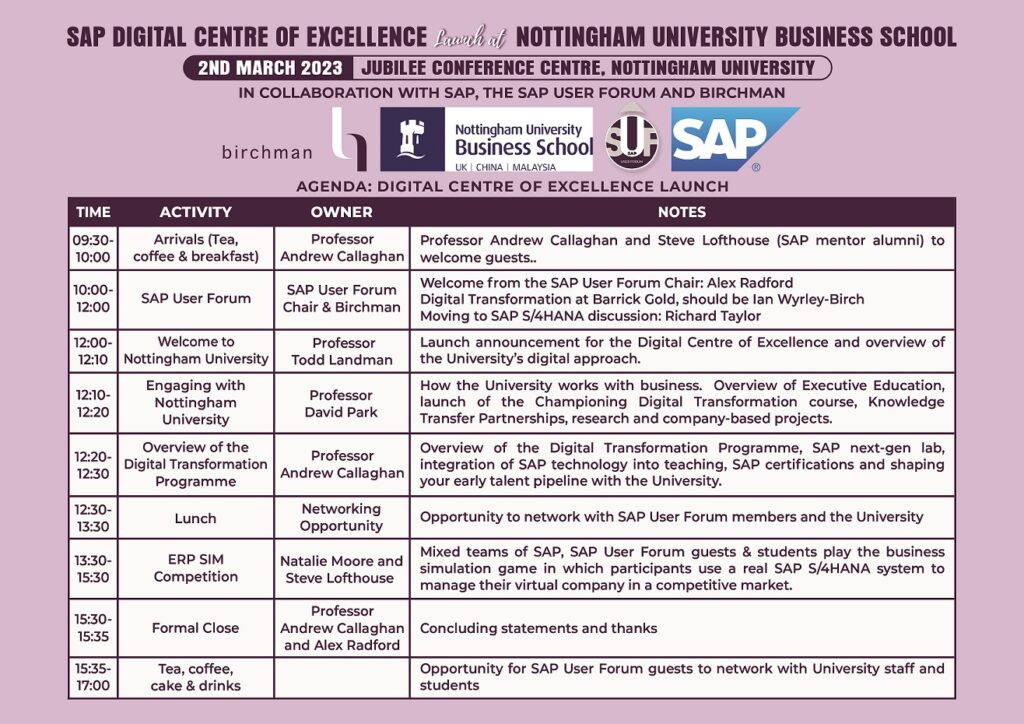 Birchman Launches Digital Centre at Nottingham University Birchman